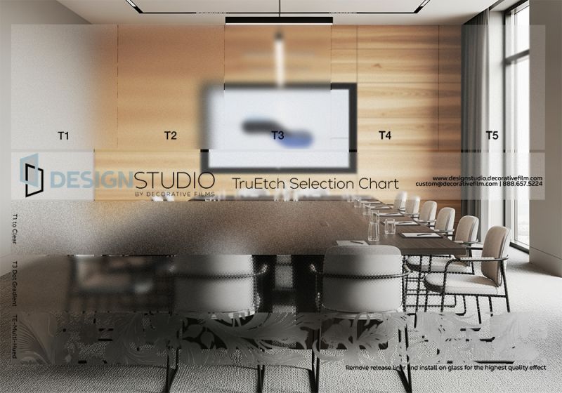 Decorative Films, LLC.: Design Studio TruEtch Selection Chart