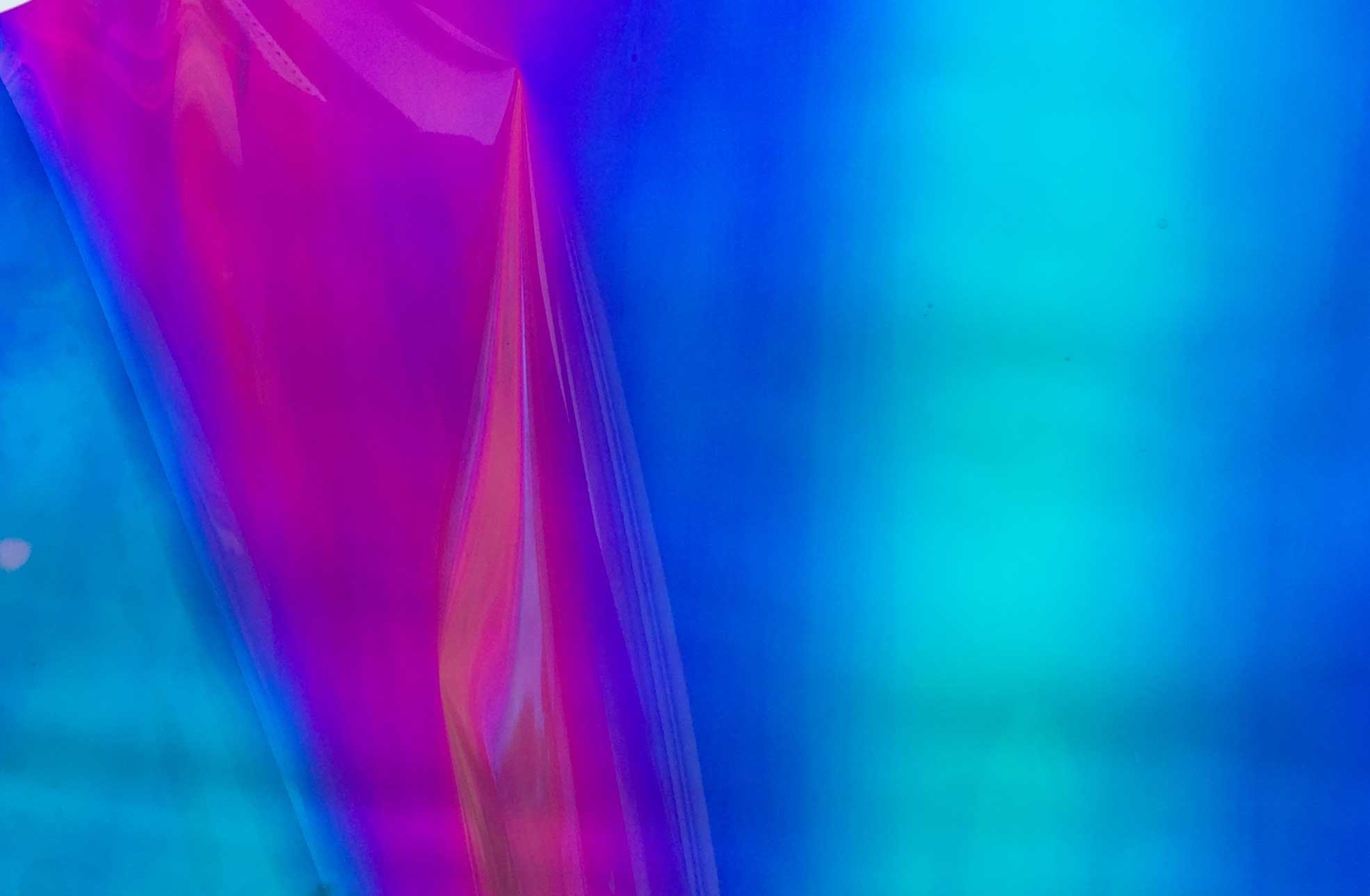 SX-3066 Aurora Transparent Dichroic Film - With Adhesive and Scratch ...