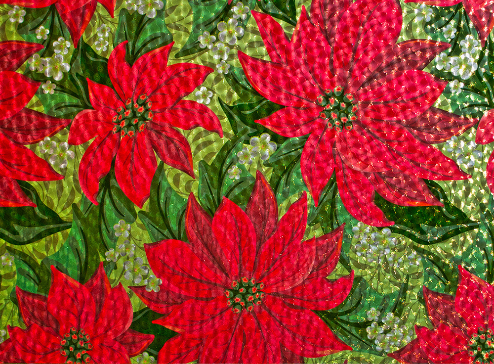 SX-SC219 Poinsettias: Decorative Films, LLC.